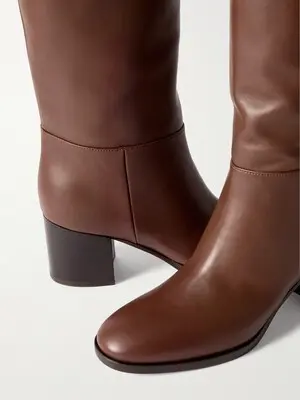 GIANVITO ROSSI Santiago Knee High Leather Boots