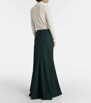 Victoria Beckham Asymmetric Maxi Skirt