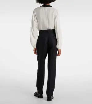 Dorothee Schumacher Tailored Pinstripe Wool Trousers