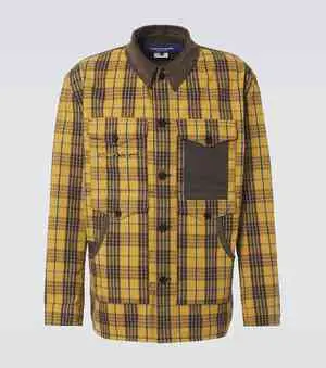 Junya Watanabe Checked Cotton Flannel Jacket