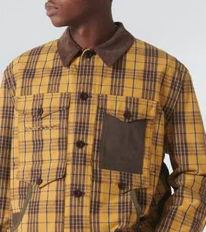 Junya Watanabe Checked Cotton Flannel Jacket