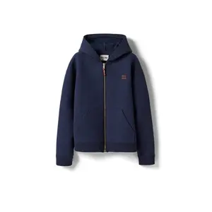 Miu Miu Hooded Jersey Jacket - Navy