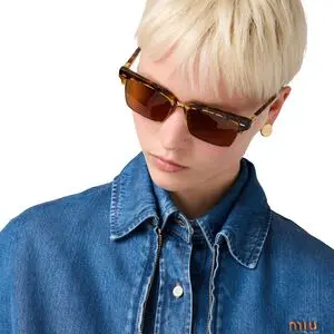 Miu Miu Denim Blouson Jacket