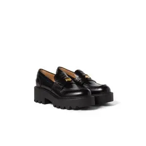Miu Miu Brushed Leather Loafers