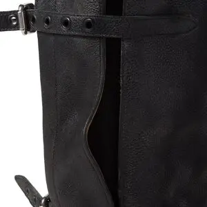 Miu Miu Leather Lace-up Boots - Black