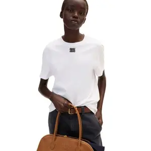 Miu Miu Cotton Jersey T-shirt - White