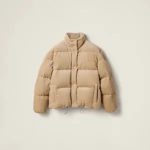 Miu Miu Medium-weight Corduroy Down Jacket