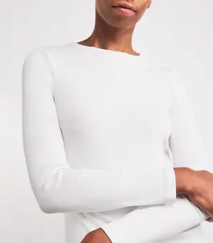 ME+EM Cotton-blend Long-sleeve T-shirt