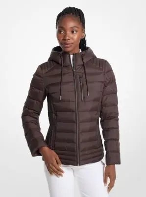 Michael Kors Hooded Puffer Jacket