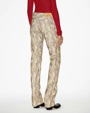 Isabel Marant Printed Corduroy Pants
