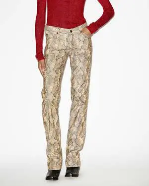 Isabel Marant Printed Corduroy Pants