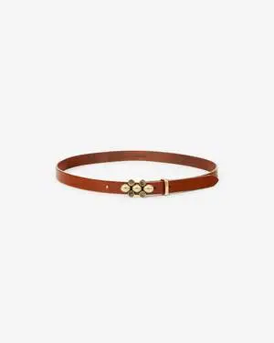Isabel Marant Étoile Valdez Leather Belt - Khaki
