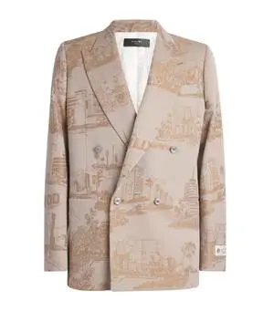 Amiri Wool-blend Landmark Blazer