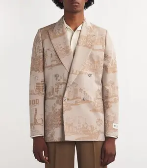 Amiri Wool-blend Landmark Blazer