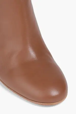 GIANVITO ROSSI Leather Knee Boots - Tan