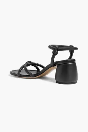 GIANVITO ROSSI Cassis 60 Leather Sandals - Black