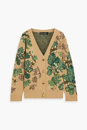 Oscar De La Renta Trimmed Cardigans For Women