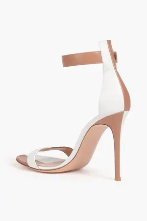 GIANVITO ROSSI Lady Two-tone Leather Sandals