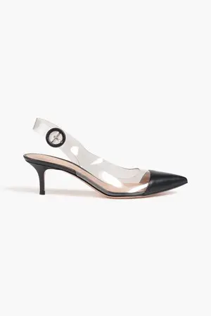 Leather Pvc Pumps