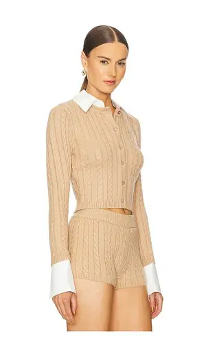 SEROYA Eloise Cable Knit Cardigan