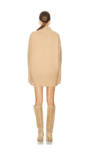 SEROYA Dessa Chunky Knit Sweater - Tan