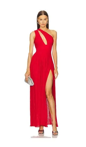 Michael Costello Red Cut Out Gowns
