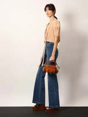 Chloé Small Leather Bag With Multipocket Detail