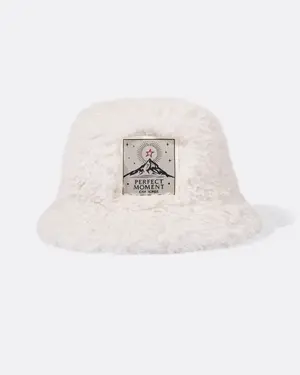 Perfect Moment Faux Shearling Bucket Hat