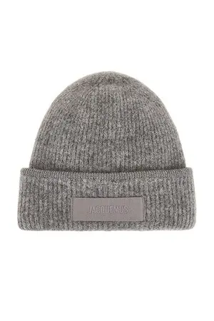 Jacquemus Le Bonnet Gros Grain - Dark Grey