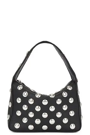 Khaite Elena Small Studded Handbag - Black & Silver