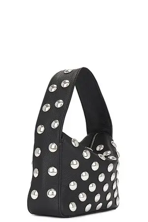 Khaite Elena Small Studded Handbag - Black & Silver