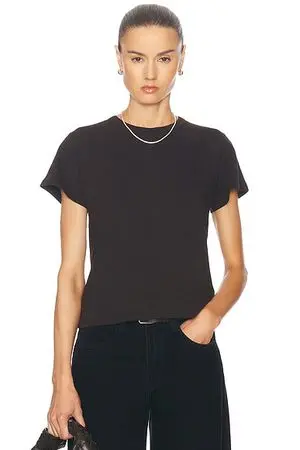 LESET The Margo Tee - Chocolate
