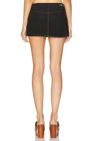 SIEDRES Suede Mini Skirt