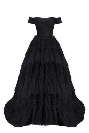 Milla Draped Evening Dresses