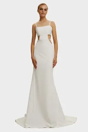 MILLA Maxi Gown With Side Cut-outs