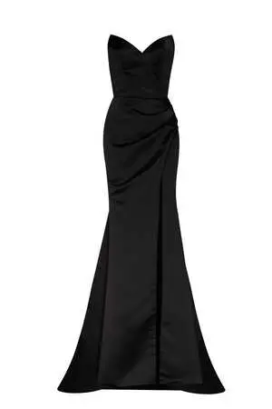 Milla High Neck Evening Dresses
