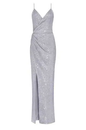 MILLA Spaghetti Strap Sparkling Maxi Dress