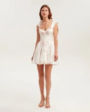 MILLA Floral Mini Dress - Peony