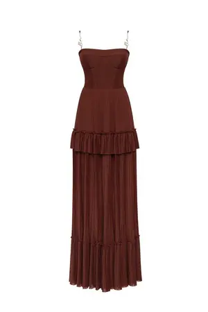 Milla Spaghetti Strap Evening Dresses