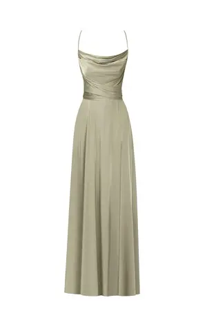 Milla Square Neck Evening Dresses