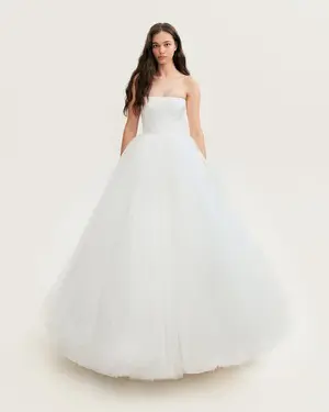 MILLA Tulle Evening Co-ord Set With Gloves