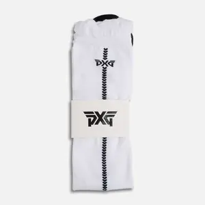 PXG Ruffle Knee-high Socks - White