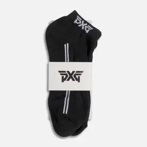 PXG Jacquard Logo Ankle Socks