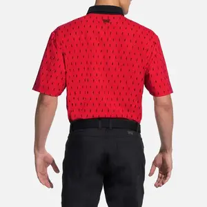 PXG Comfort Fit Cactus Print Polo - White