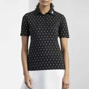 PXG Cactus Print Polo - Black