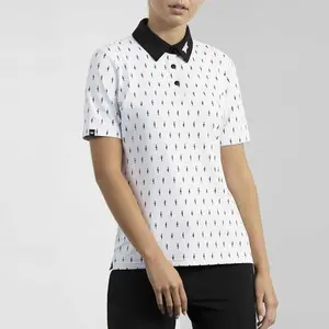 PXG Cactus Print Polo - Black