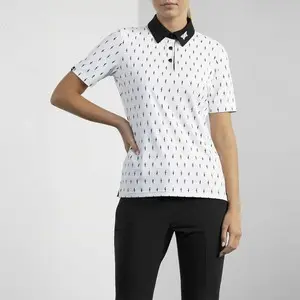 PXG Cactus Print Polo - Black
