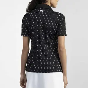 PXG Cactus Print Polo - Black