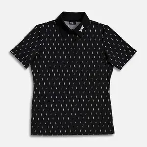 PXG Cactus Print Polo - Black