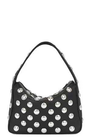 Khaite Elena Small Studded Handbag - Black & Silver